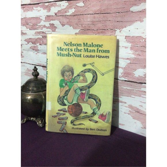 Louise Hawes | Other | Vintage Childrens Book Former Library Nelson Malone Meetsthe Man From ...